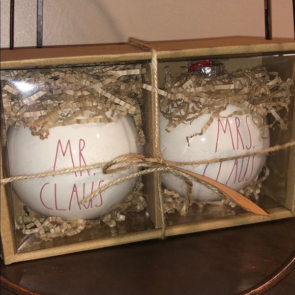 Rae Dunn | Holiday | Rae Dunn Mr Mrs Claus Christmas Ornaments | Poshmark